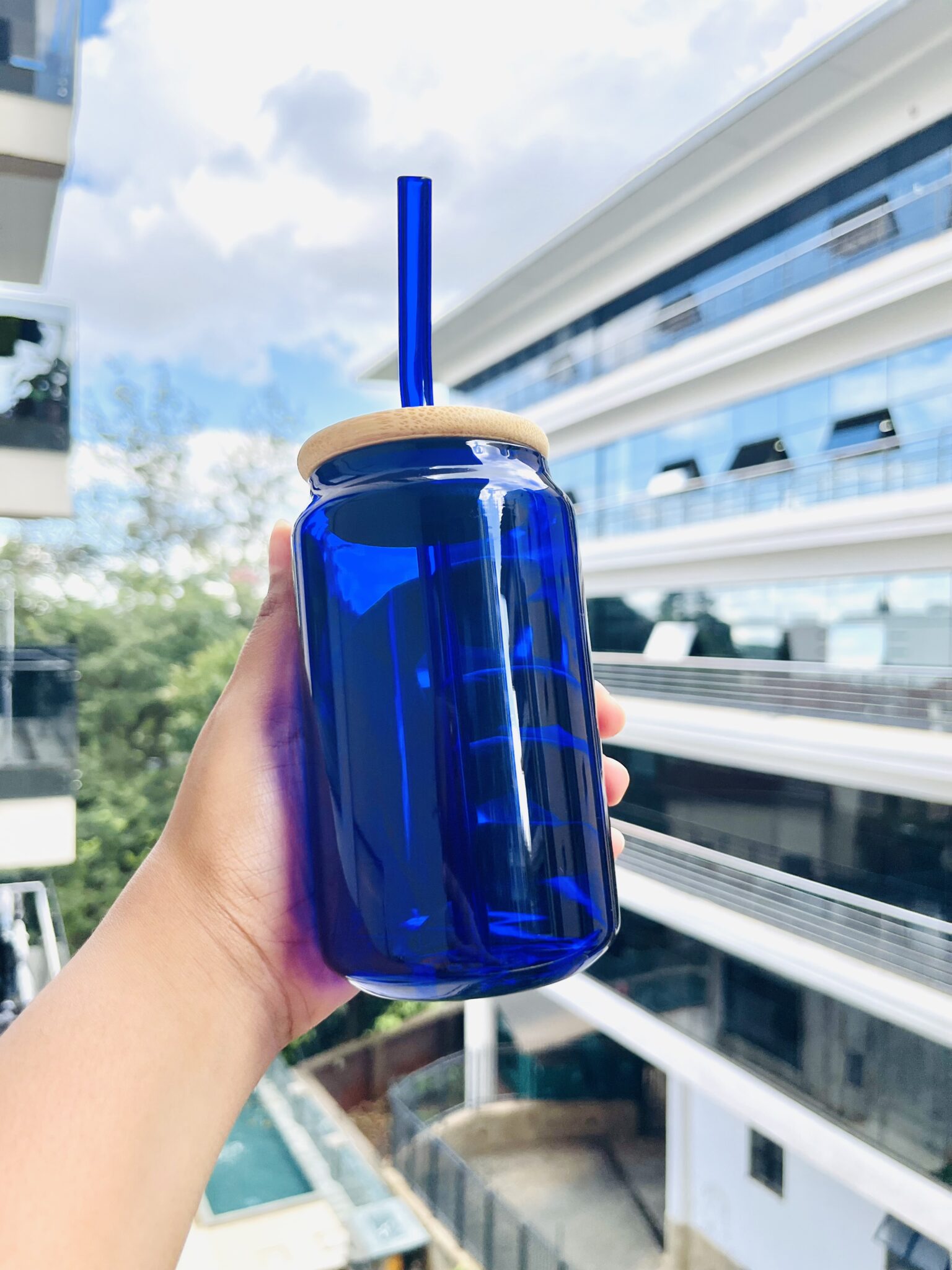 Blue Cola Can - Red Glass Collective