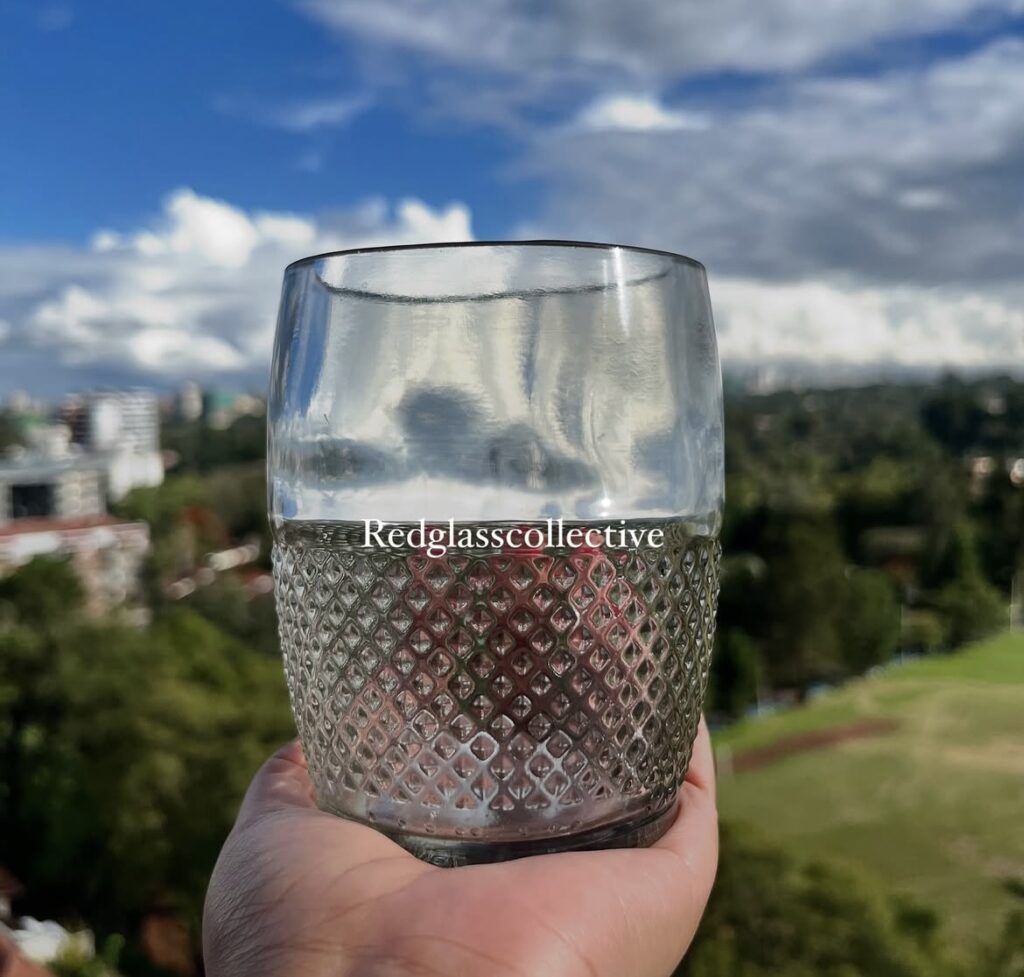 Upcycled Rosè Glass - Red Glass Collective
